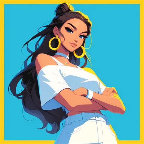 Premium Vector Mixed Race Woman In Her 20s Attending A Dance Class