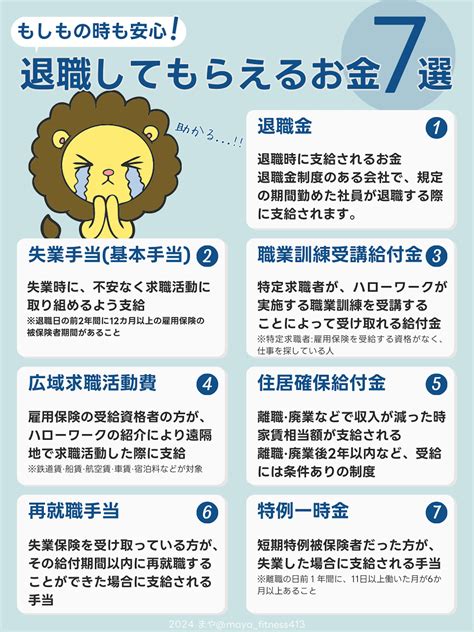 退職したらもらえるお金7選