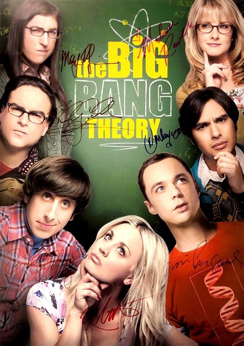 Autograph Signed Big Bang Theory Poster