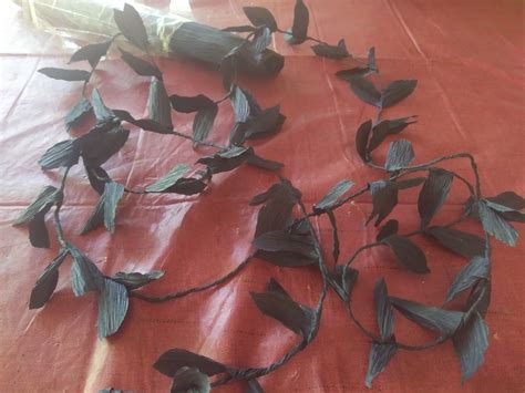 Black Ivy Vines DIY With Crepe Paper Everything I Own Ivy Vine Crepe