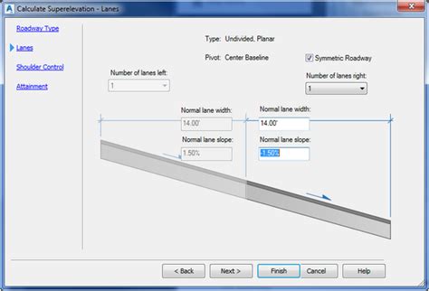 super elevation to corridor autodesk community