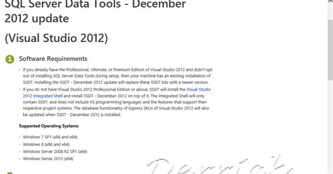 德瑞克：sql server 學習筆記 vs2012 開發 clr 專案：sql server 2012 版本，下載與安裝 ssdt