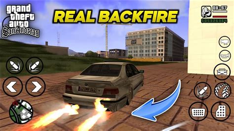 Realistic Backfire Mod- Gta San Andreas Android With Sound Mod | RTX ANDROIDGAMER - YouTube