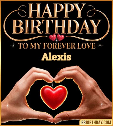 Happy Birthday Alexis  🎂 Animated Images Wishes And Music 【27 S】