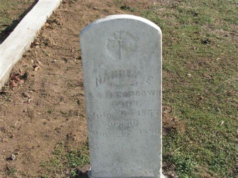 Nancy Emily Mccown 1857 1880 Mémorial Find A Grave