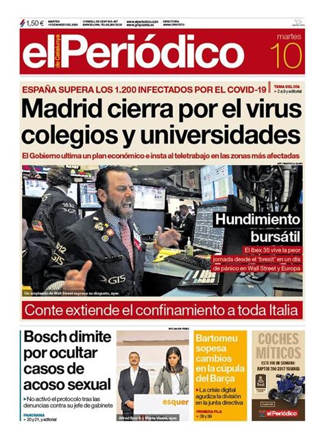 Compartir 15 Imagen Portadas De Periodicos De Ayer Thptnganamst Edu Vn