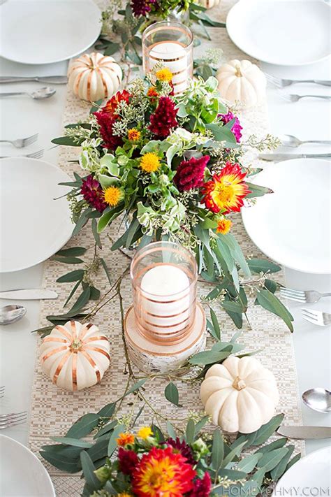 Fall Tablescape Homey Oh My Decoration Noel Decoration Valentine