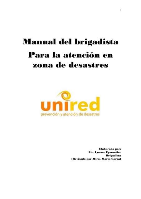 Manual Del Brigadista Pdf