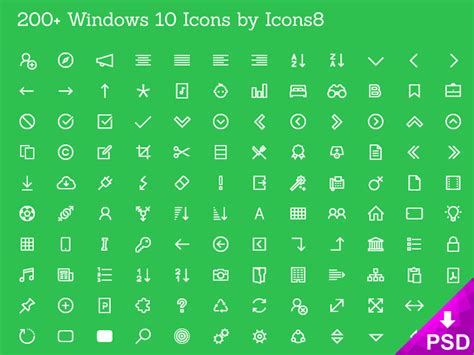 Windows 10 Icon Resources By Icons8 Thislooksgreat