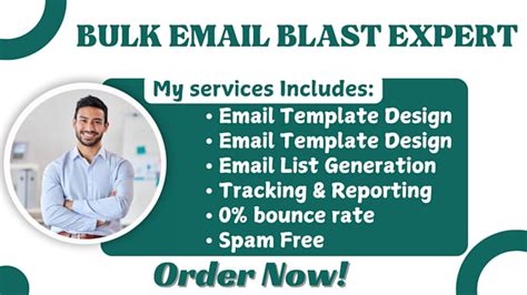 Send Bulk Email Blast Email Campaign Send Mass Cold Emails With No