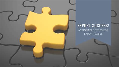 Actionable Steps Taken In Successful Export Cases