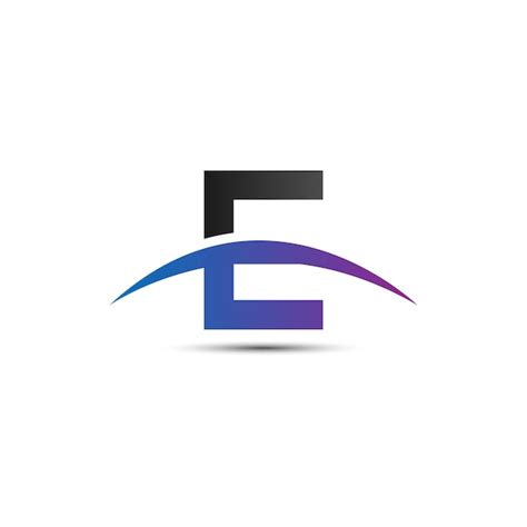 Diseño De Logotipo De Letra E Vector Premium