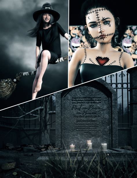 Spooky Essentials Pack Daz 3d
