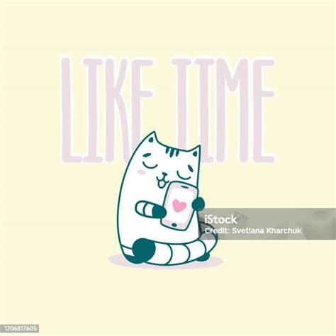 재미 고양이 우주 비행사 스마트 폰 로고 아이콘 벡터 그림입니다 귀여운 고양이 러시아 우주 비행사에 대한 스톡 벡터 아트 및