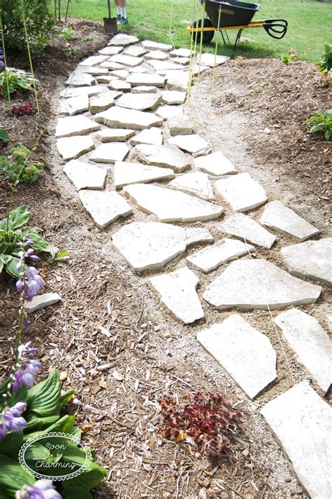 Easy Walkway Ideas How To Lay A Flagstone Pathway How