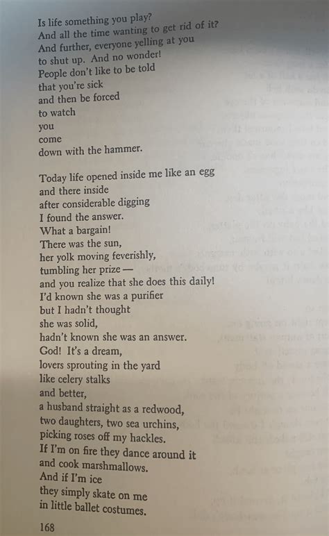 Poem Live By Anne Sexton Rpoetry