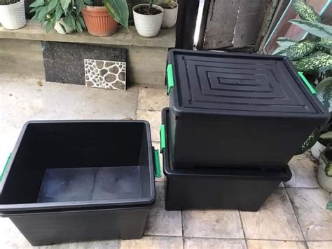 Black Storage Box Furniture And Home Living Cleaning And Homecare Supplies Cleaning Tools