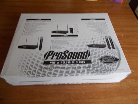 Prosound Vhf Wireless Mic Body Kit 1783013520