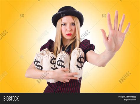 Woman Gangster Gun Image And Photo Free Trial Bigstock