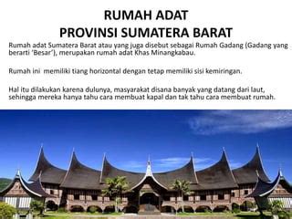 Detail Rumah Adat Di Pulau Sumatera Koleksi Nomer 39