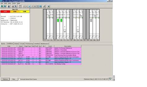 Cisco ONS 15454 Procedure Guide Releases 4 1 X And 4 5 Chapter 9 Manage Alarms Cisco ONS