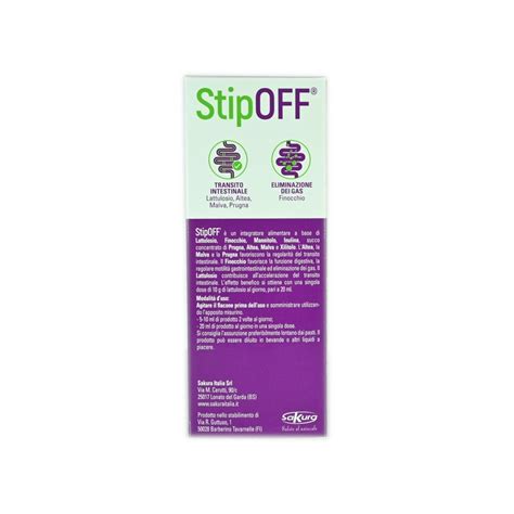 Stipoff Sciroppo 200 Ml Lassativo Bambini