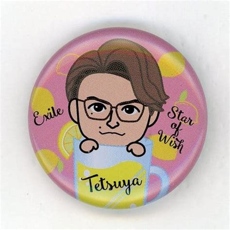 Exile Tetsuya Illustration Metal Badge Exile Live Tour 2018 2019