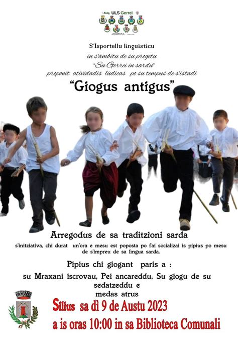 Silius. Su 9 de austu su laboratòriu “Giogus Antigus” – Uls Gerrei ...