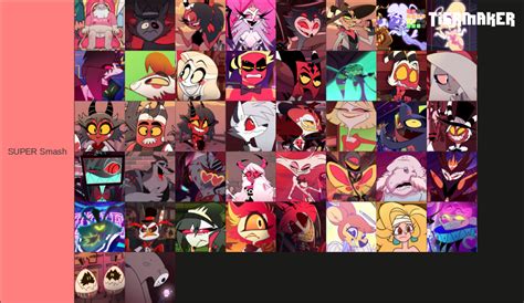 Hazbin Hotel Helluva Boss Ultimate Smash Or Pass Tier List Community