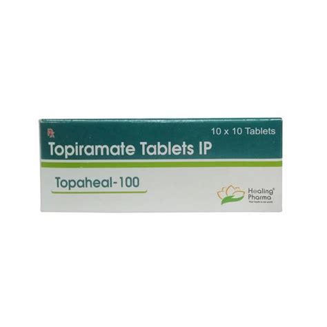 Topaheal Topiramate Tablets Ip 100 Mg At Rs 35600stripe In Mumbai