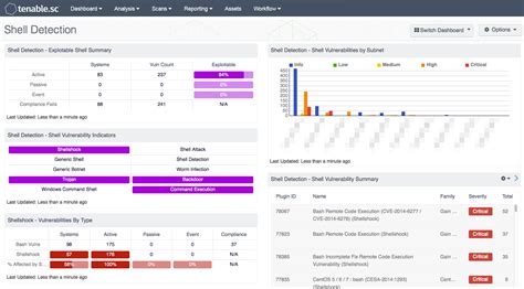 Shell Detection Dashboard - SC Dashboard | Tenable®