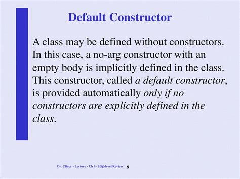 Highlevel Review Chapter 9 Objects And Classes Ppt Download