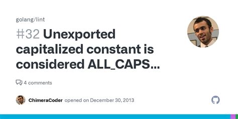 unexported capitalized constant is considered all caps instead of