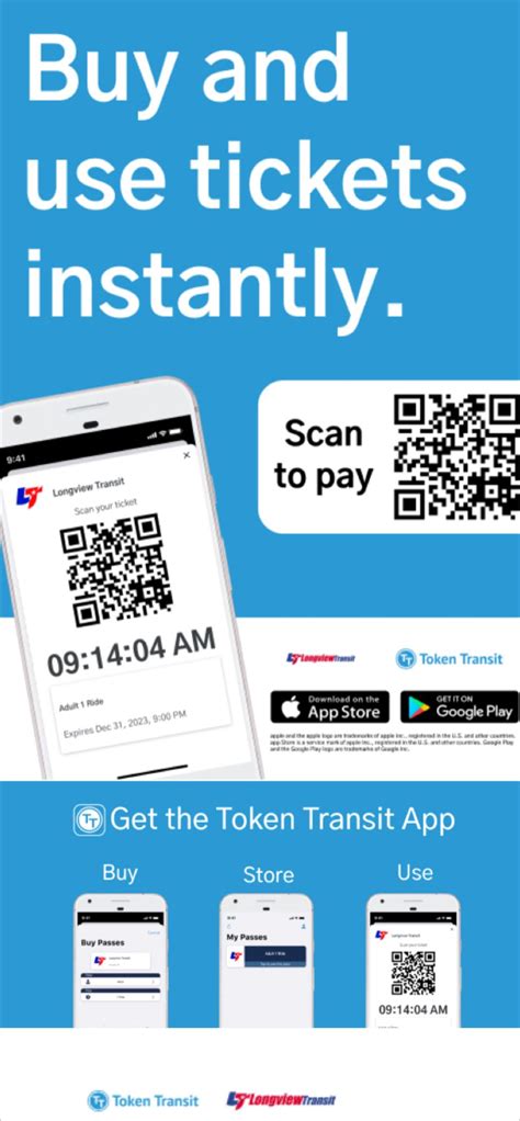 Longview Transit Is Proud To Endorse Token Transit As The Official App For Trip Planning And