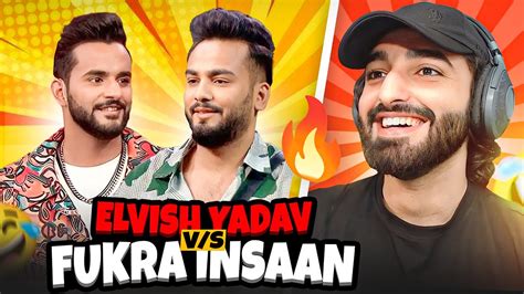 Elvish Yadav Vs Fukra Insaan In Bigg Boss Jimmy7 Youtube