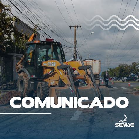 MELHORIAS NA REDE Obra De Melhoria Vai Gerar Desabastecimento No