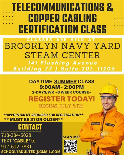 Free Copper Cabling Certification Class — Starts July 5 Apply Asap Neon Works Medium