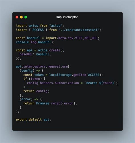 Interceptors Axios Django Backenddevelopment React