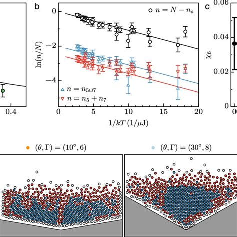A Solid Fraction B Fluid Fraction Superimposed With Defects