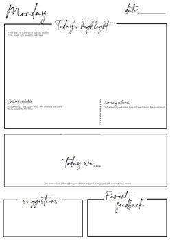 OSHC Reflection Journal Template Getting Started By All Things OSHC