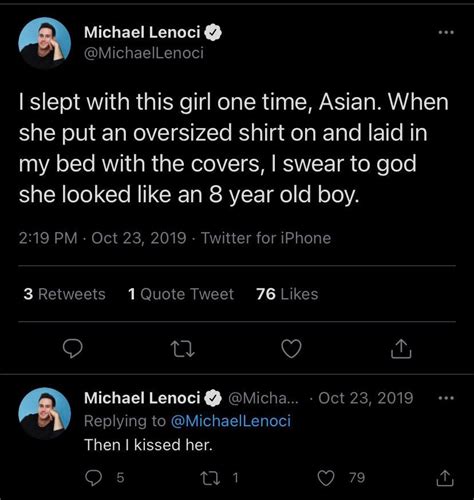 Is This Dude Michael Lenoci Trying To Be Funny Or Is He Into High School Girls Like Delia R