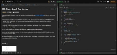 Sanskriti Agarwal On Linkedin Day 73 Binary Search Tree Iterator