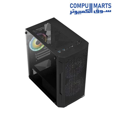 Aerocool Trinity Mini G Bk V3 Microatxmini Itx Tower Case Black Compumarts Egypt