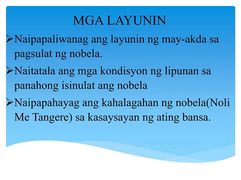 Tungkop Sa Kasaysayan Ng Nobelang Noli Me Tangere Ppt