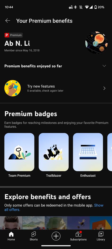 youtube premium now lets you earn badges