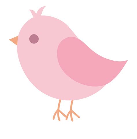 Pink Bird Clipart 1004597
