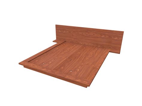 Giường Nhật đầu Có Tab Hk209