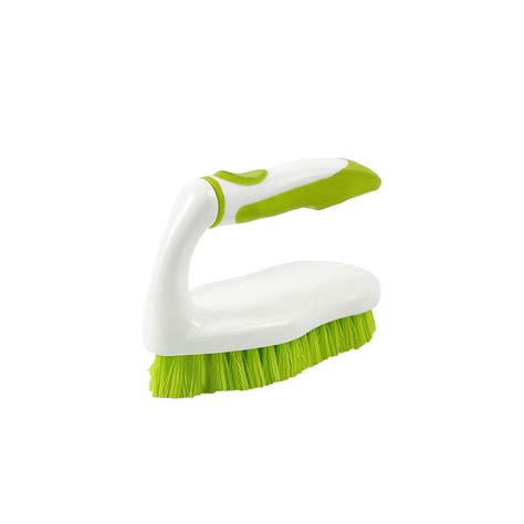 Household Bathroom Kitchen Floor Clothes Cleaning Scrub Brush With Handle China Scrubbing