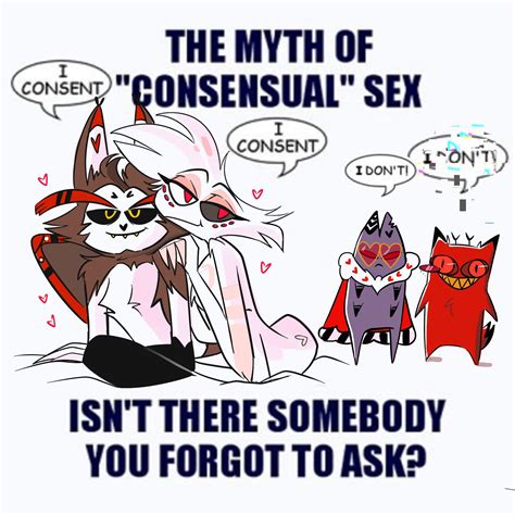 The Myth Of Consensual Sex Fanart By Artist Mistmistly Mistmistly R Hazbinhotel