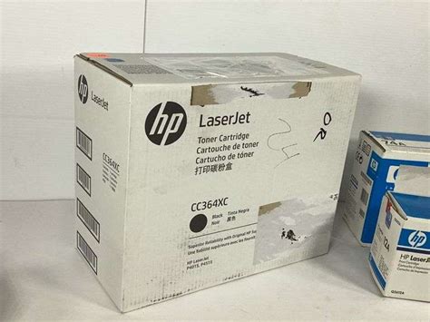 Hp Laserjet Print Toner Cartridges Includes Black Toner Cart Cc364xc 78a 12a And 74a Hash